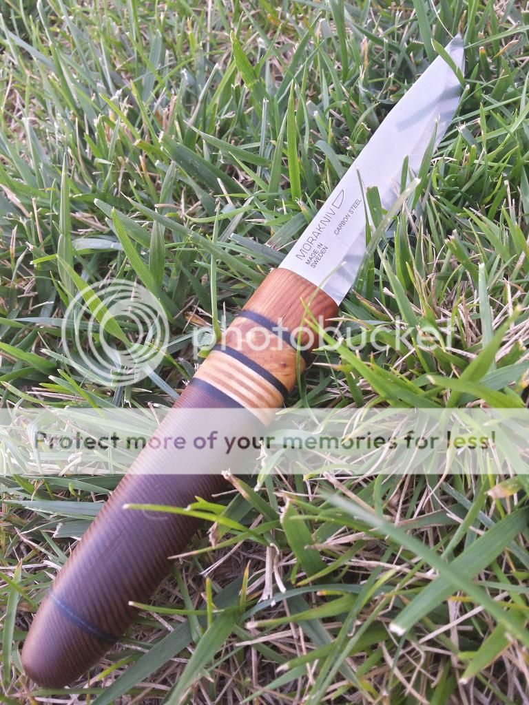 Mora of Sweden: Morakniv Carbon Steel Blade With Custom Laminated Wood ...