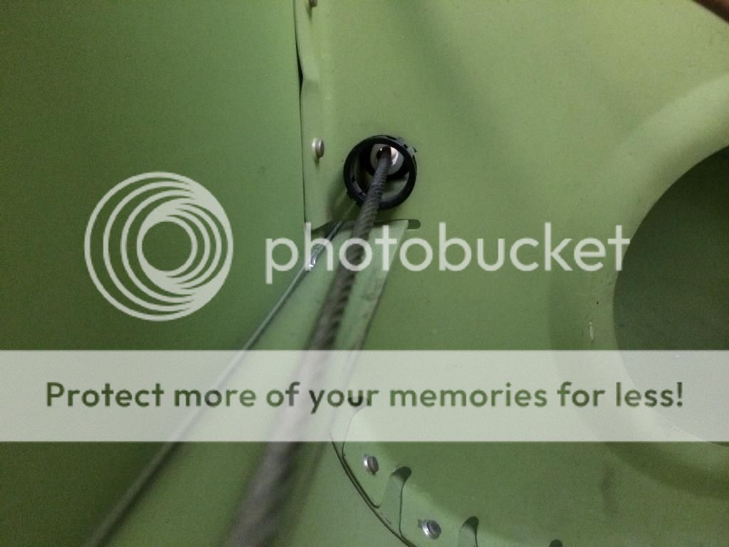 Rudder Cable rubbing against snap bushing | Van's Air Force