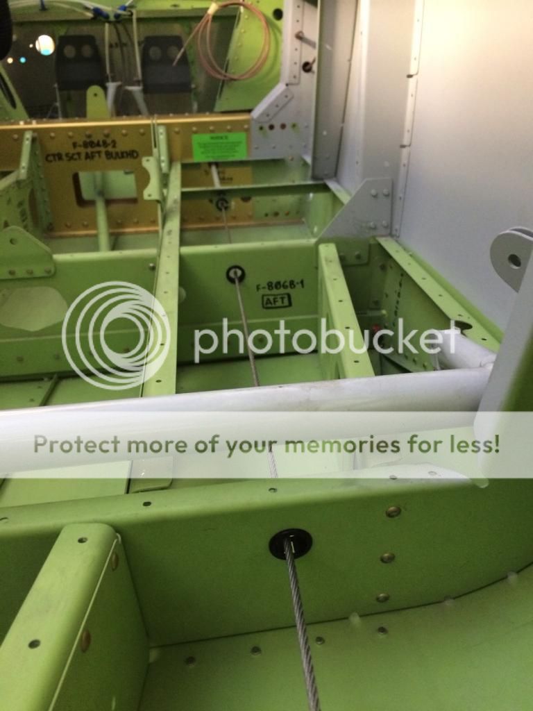 Rudder Cable rubbing against snap bushing | Van's Air Force